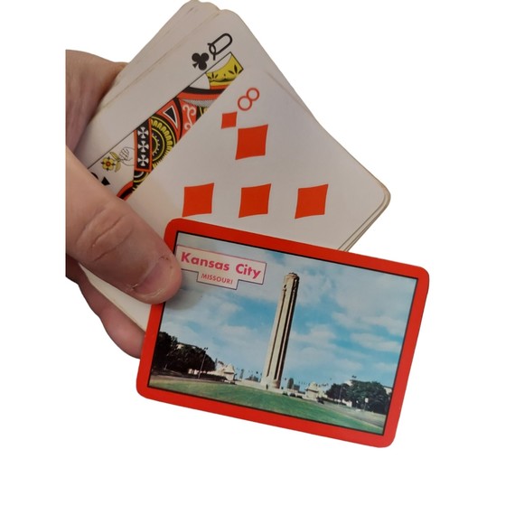 Games | Vintage Iconic Kansas City Missouri Playing Cards Souvenir Deck ...